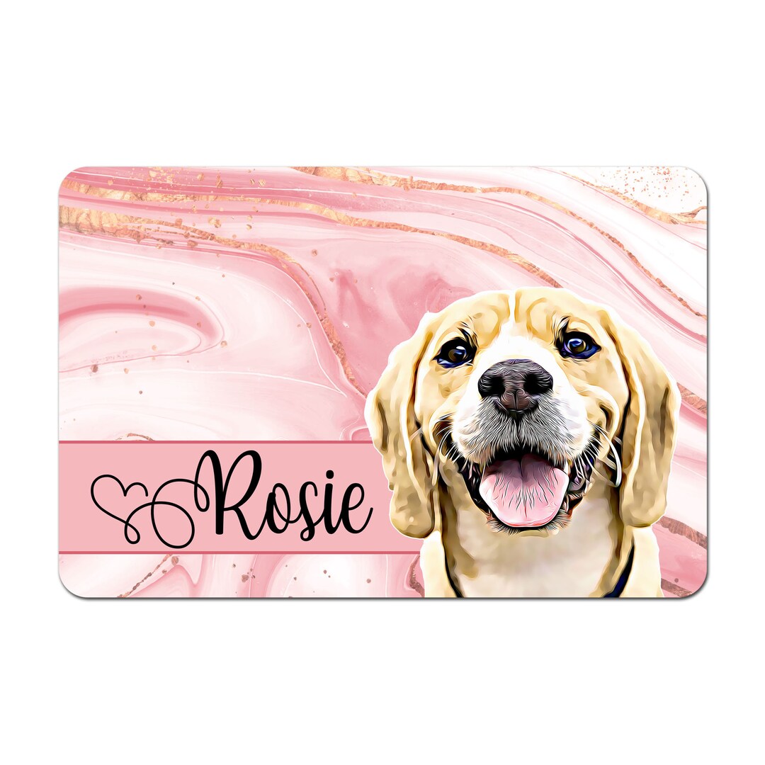 Personalized Dog Food Placemat, Pet Food Mat, Pet Bowl Mat, Dog ...