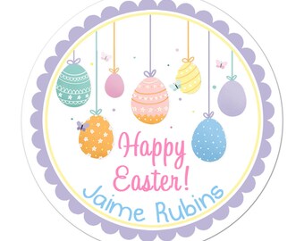 Peter Rabbit Stickers, Happy Easter, Easter Favor Stickers, Easter ...