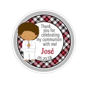 Communion Stickers, My First Communion, Baptism Stickers, Personalized ...