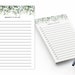 Personalized to Do List Notepad, Greenery Notepad, Custom to Do List Notepad, Professional ...