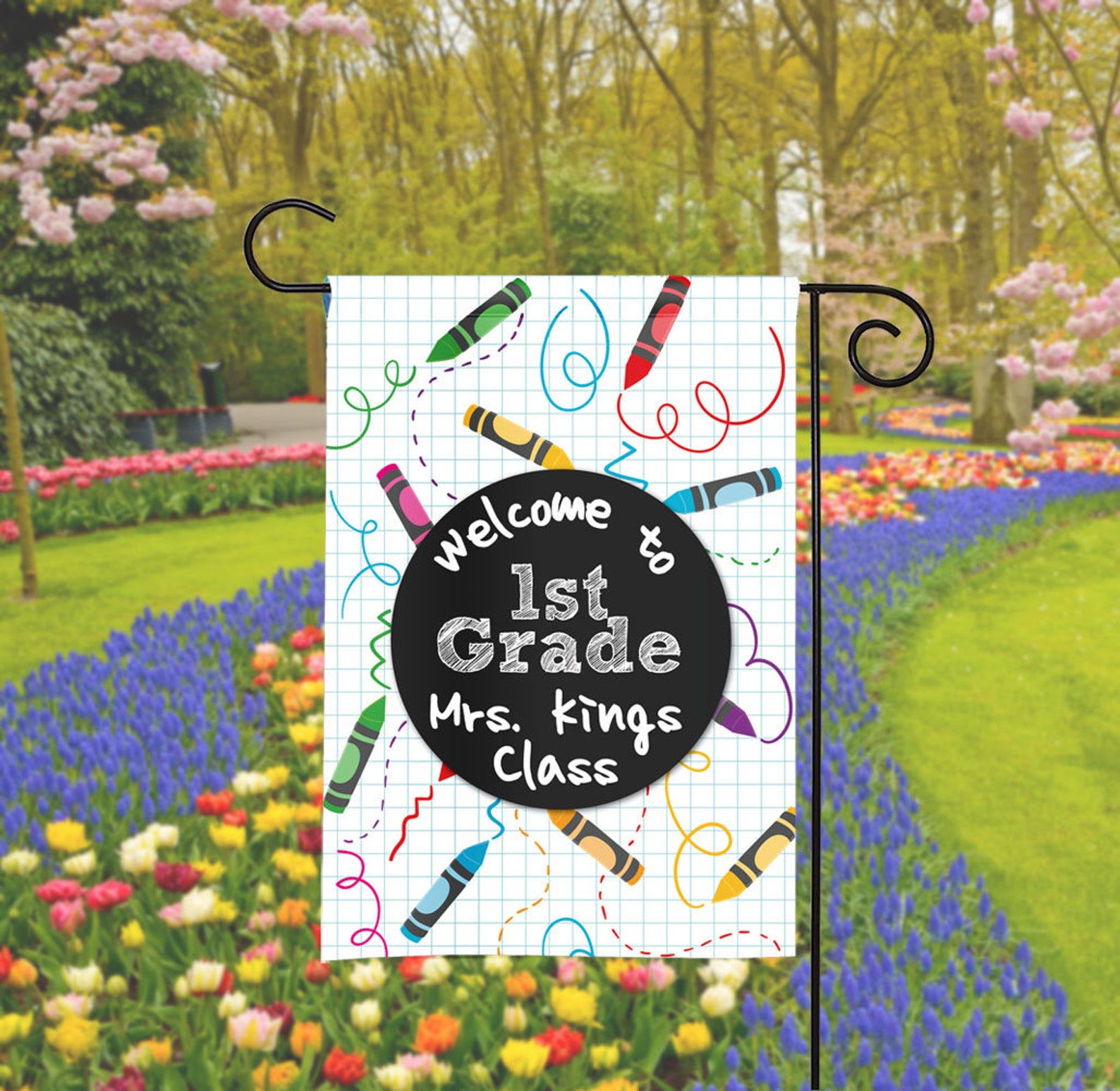 Personalized Classroom Flag Teacher Flag Custom Teacher - Etsy