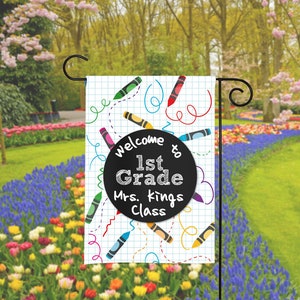 Personalized Classroom Flag, Teacher Flag, Custom Teacher Flag ...