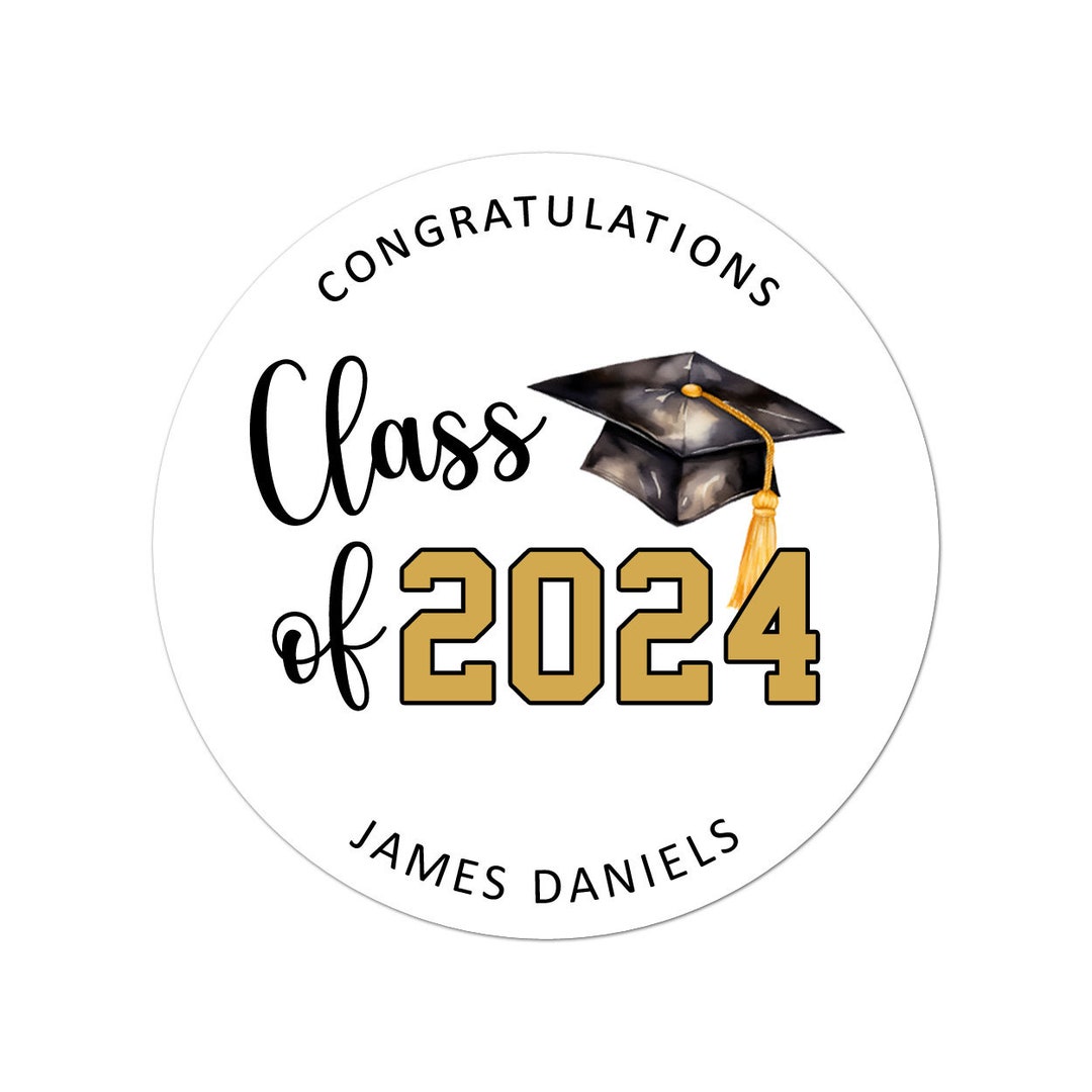 Graduation Party Favor Labels, Graduation Party Favor Stickers, Custom ...