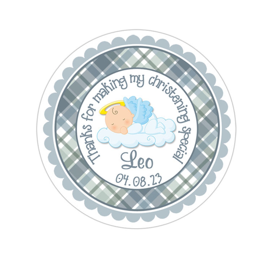 Personalized Baptism Stickers, Mi Bautizo Stickers, Personalized ...