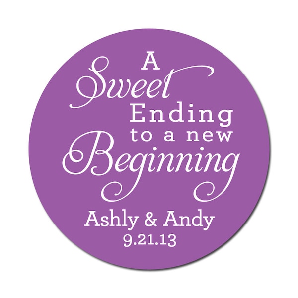 A Sweet Ending to a New Beginning - Etsy