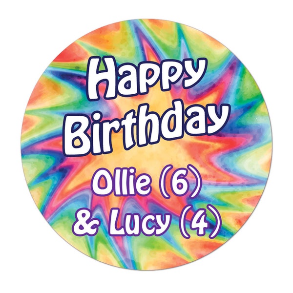 Tie Dye Birthday - Etsy