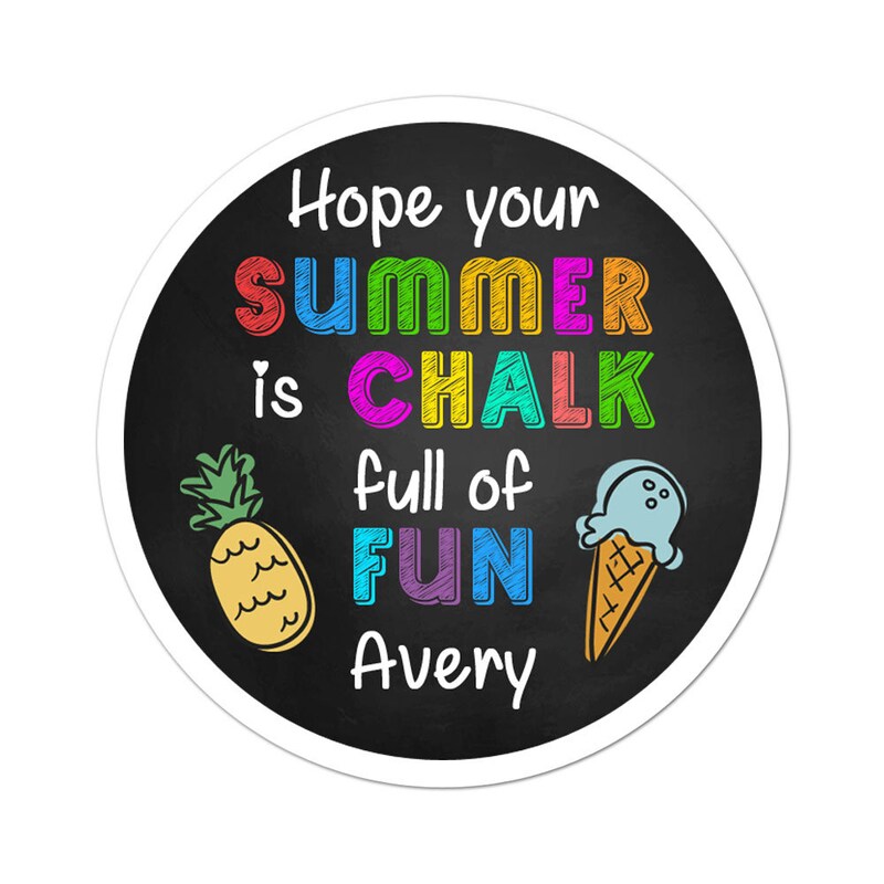 Chalk Stickers - Etsy