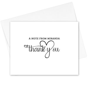 Thank You Personalized Stationery, Thank You Stationery Note Cards ...