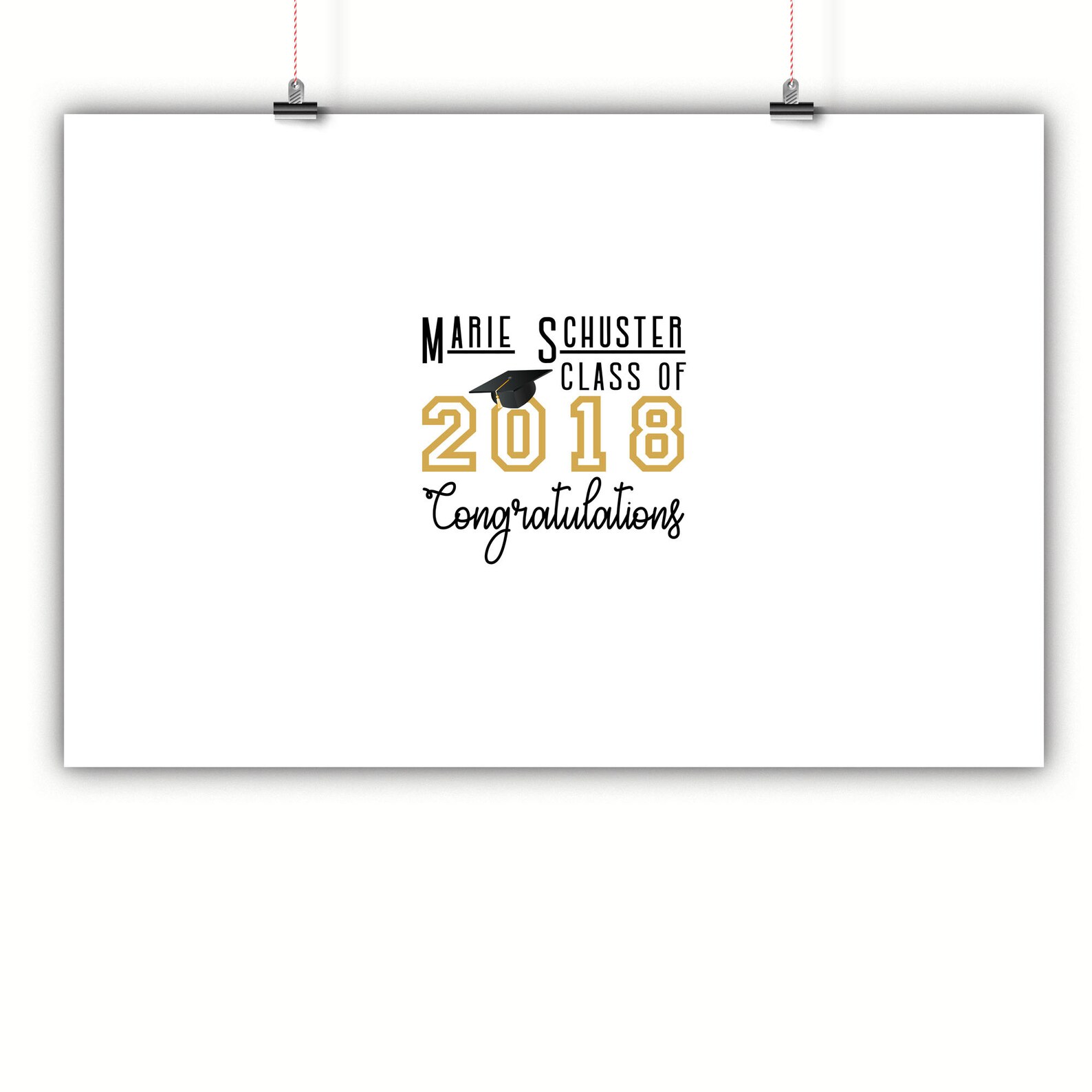 Personalized Graduation Guest Book Alternative, Graduation Guest Book ...