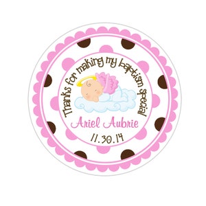 Personalized Baptism Stickers, Personalized Christening Stickers ...