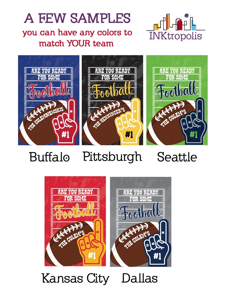 Personalized Football Garden Flag Football Flag Yard Flag | Etsy