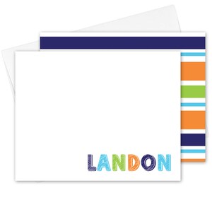 Personalized Kids Stationery, Boys Personalized Stationary Set, Boys ...