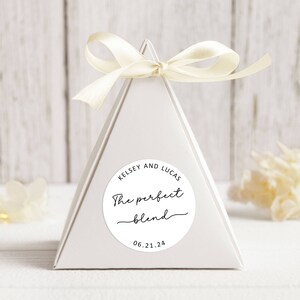 The Perfect Blend Labels, the Perfect Blend Stickers, Coffee Favor ...