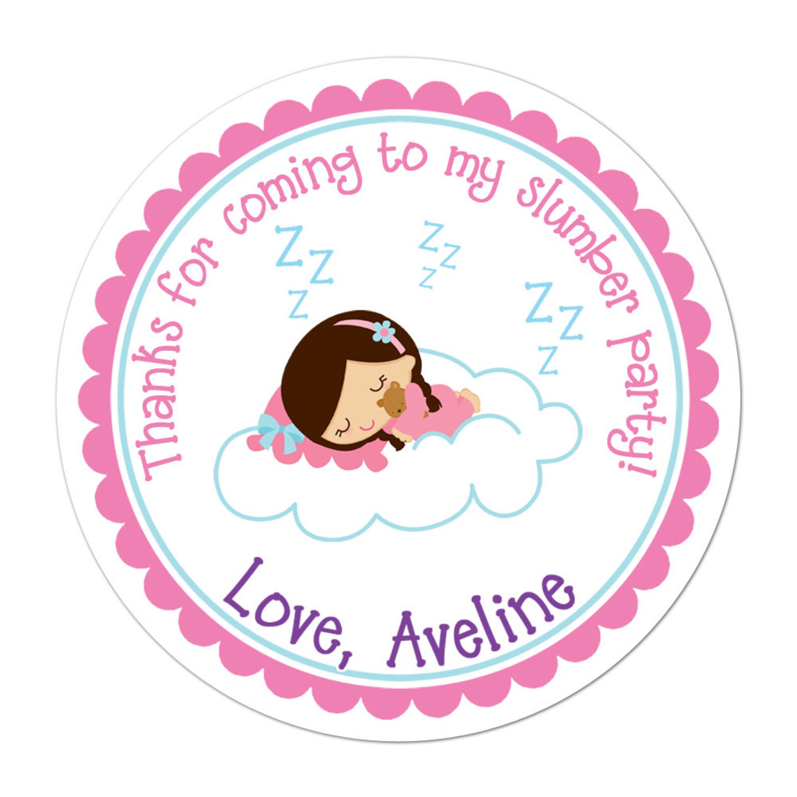 Slumber Party Stickers Sleepover Stickers Slumber Party - Etsy