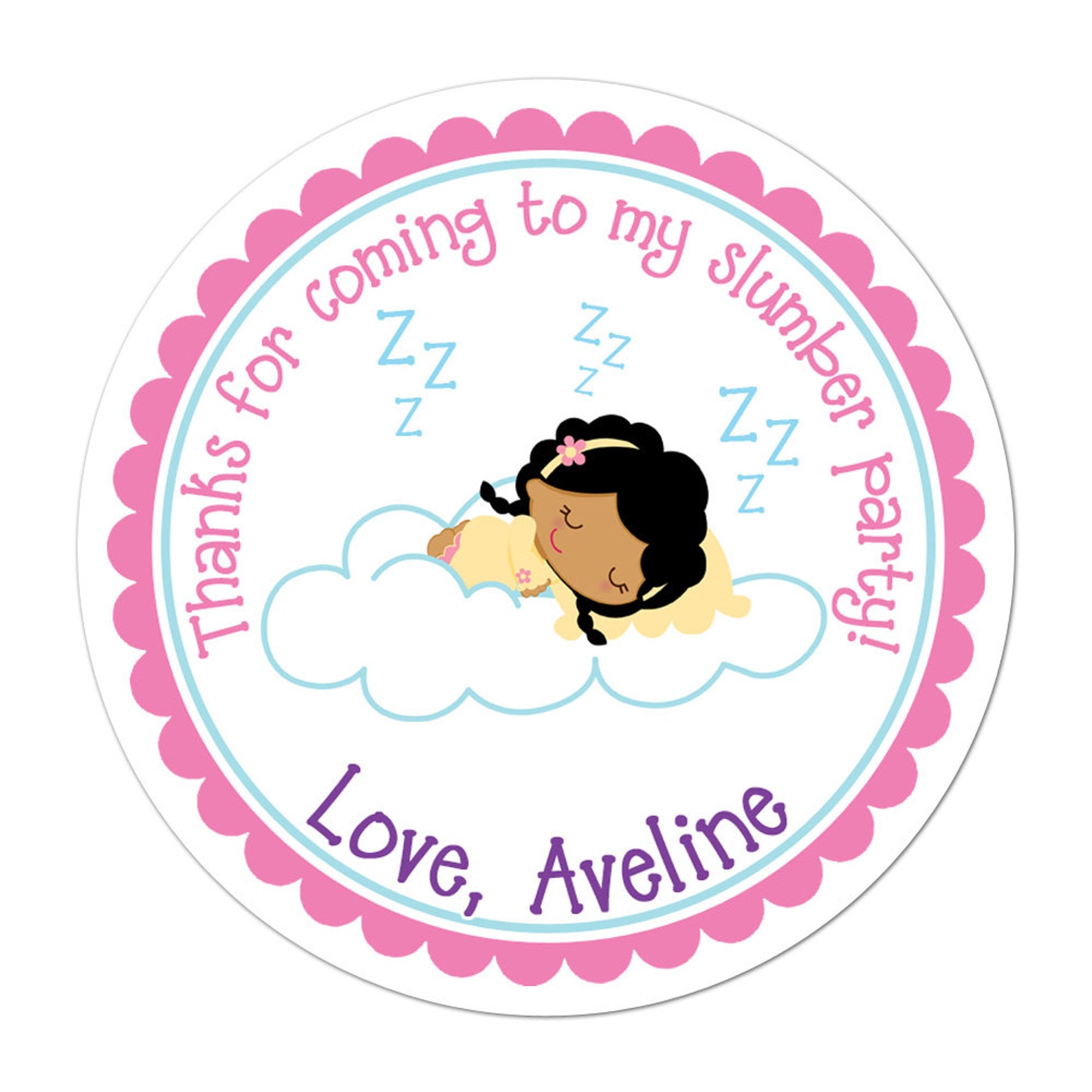 Slumber Party Stickers Sleepover Stickers Slumber Party - Etsy