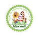 Safari Stickers Zoo Birthday Party Safari Party Stickers - Etsy