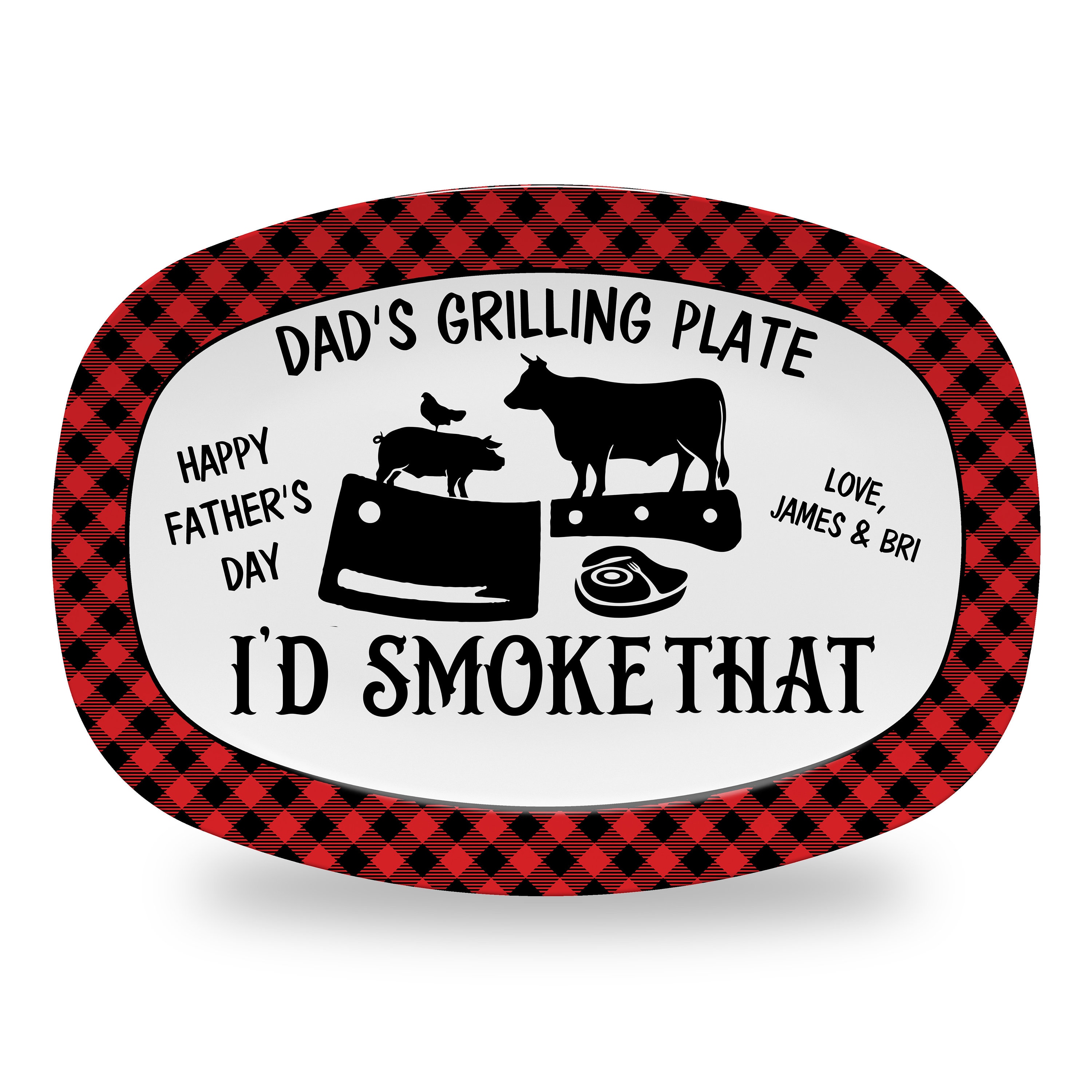 Personalized Bbq Platter