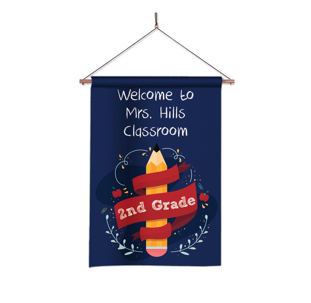 Personalized Classroom Flag, Teacher Flag, Custom Teacher Flag ...