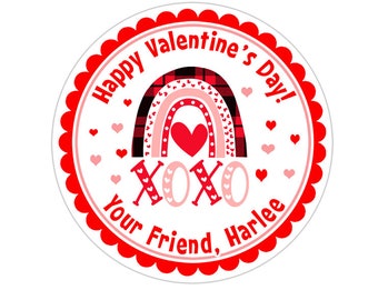 Gold Glitter Heart Valentines Stickers Heart of Gold Favor Labels ...