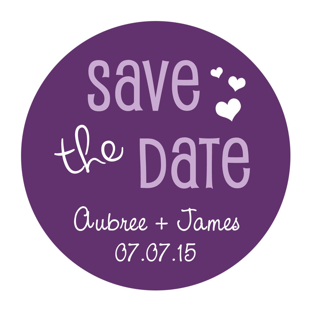 Save the Date Stickers Save the Date Wedding Stickers | Etsy