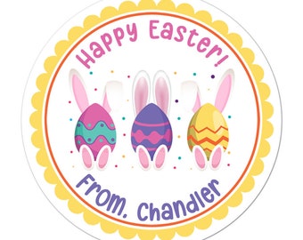 Peter Rabbit Stickers, Happy Easter, Easter Favor Stickers, Easter ...