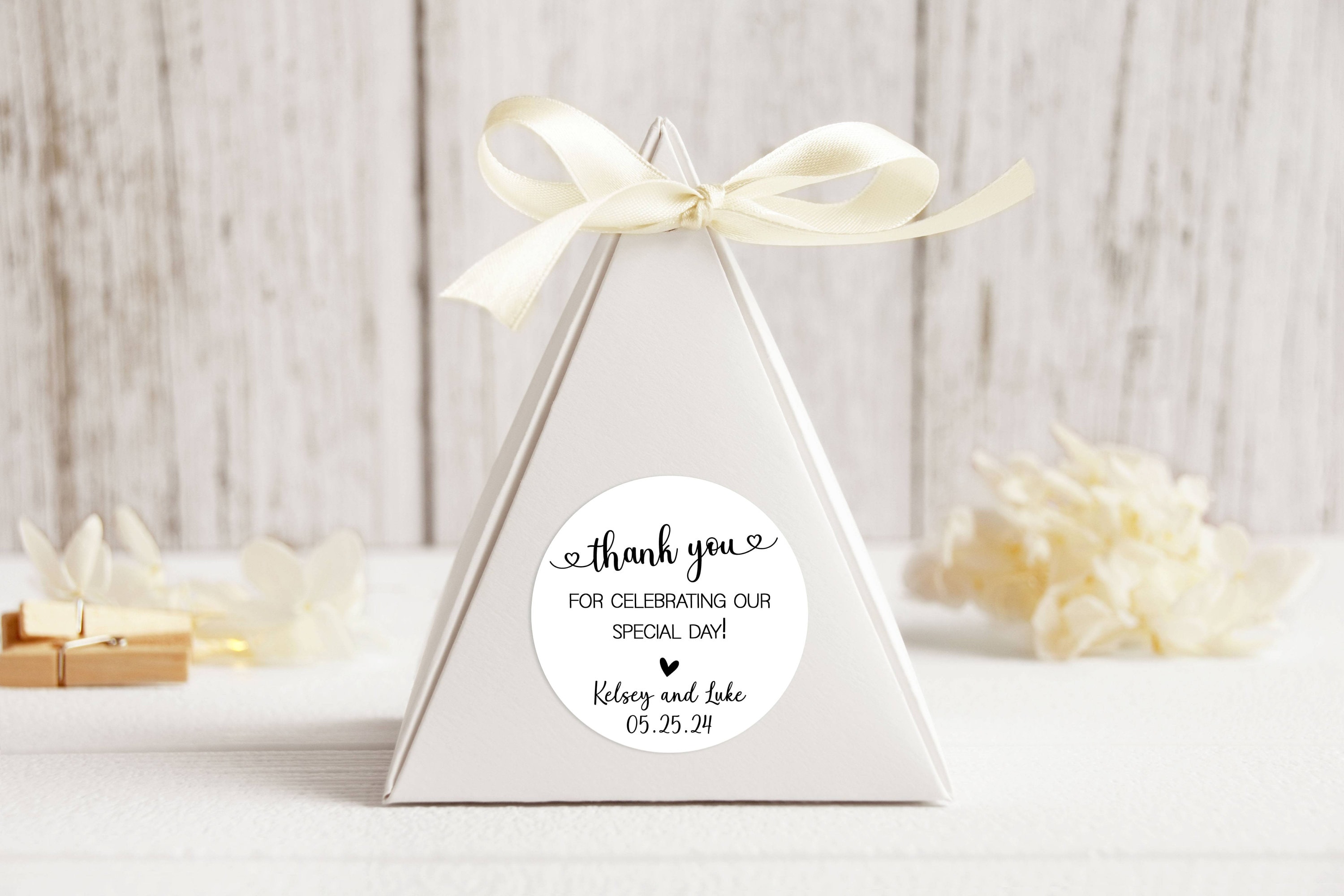 Personalized Wedding Thank You Stickers, Wedding Thank You Labels ...
