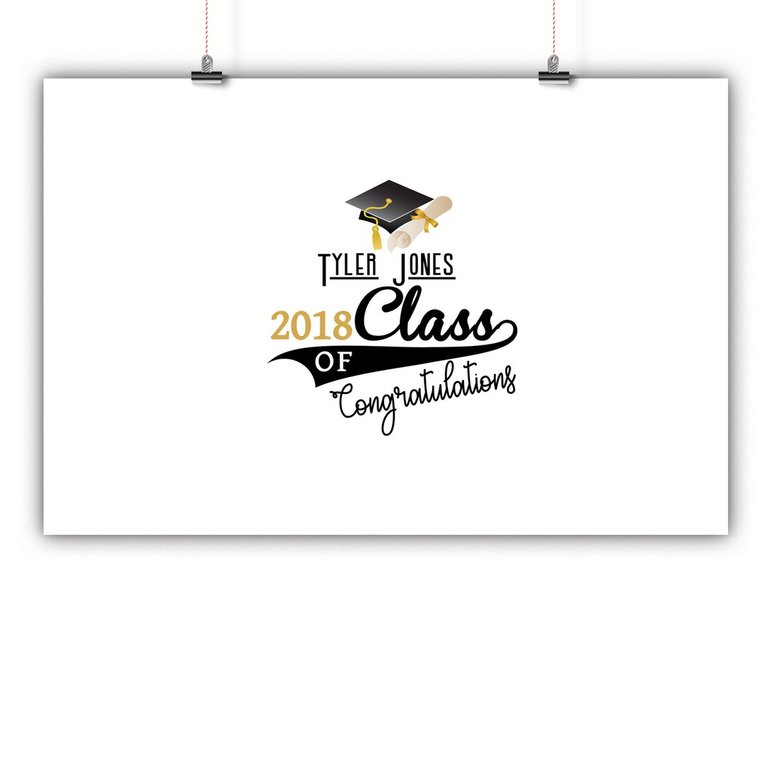Personalized Graduation Guest Book Alternative, Graduation Guest Book ...