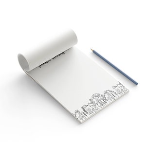 Personalized Minimalist Notepad, Custom Minimalist Notepad ...