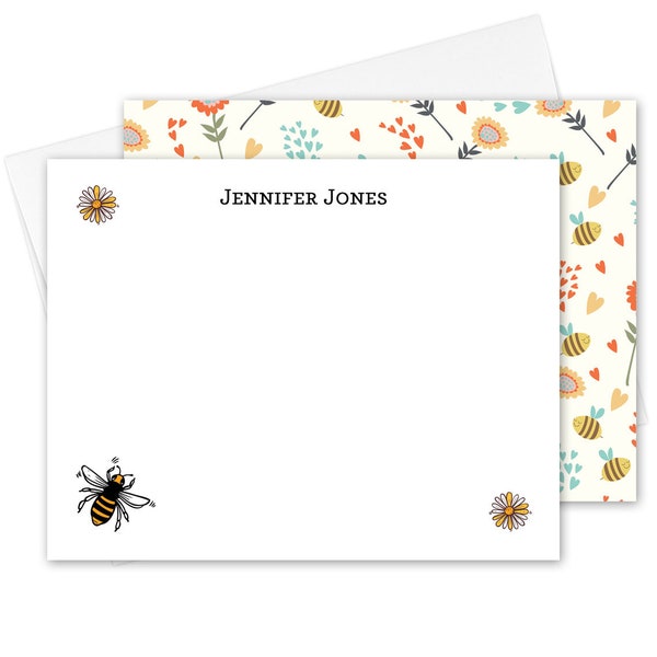 Bee Stationery - Etsy