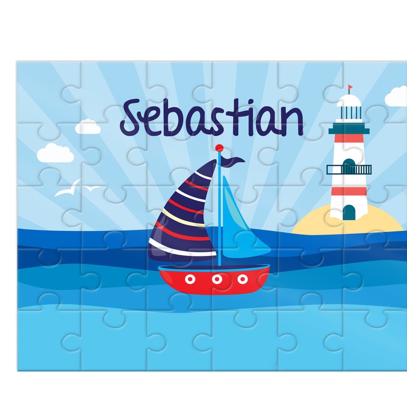 Sailboat Jigsaw Puzzle - Etsy