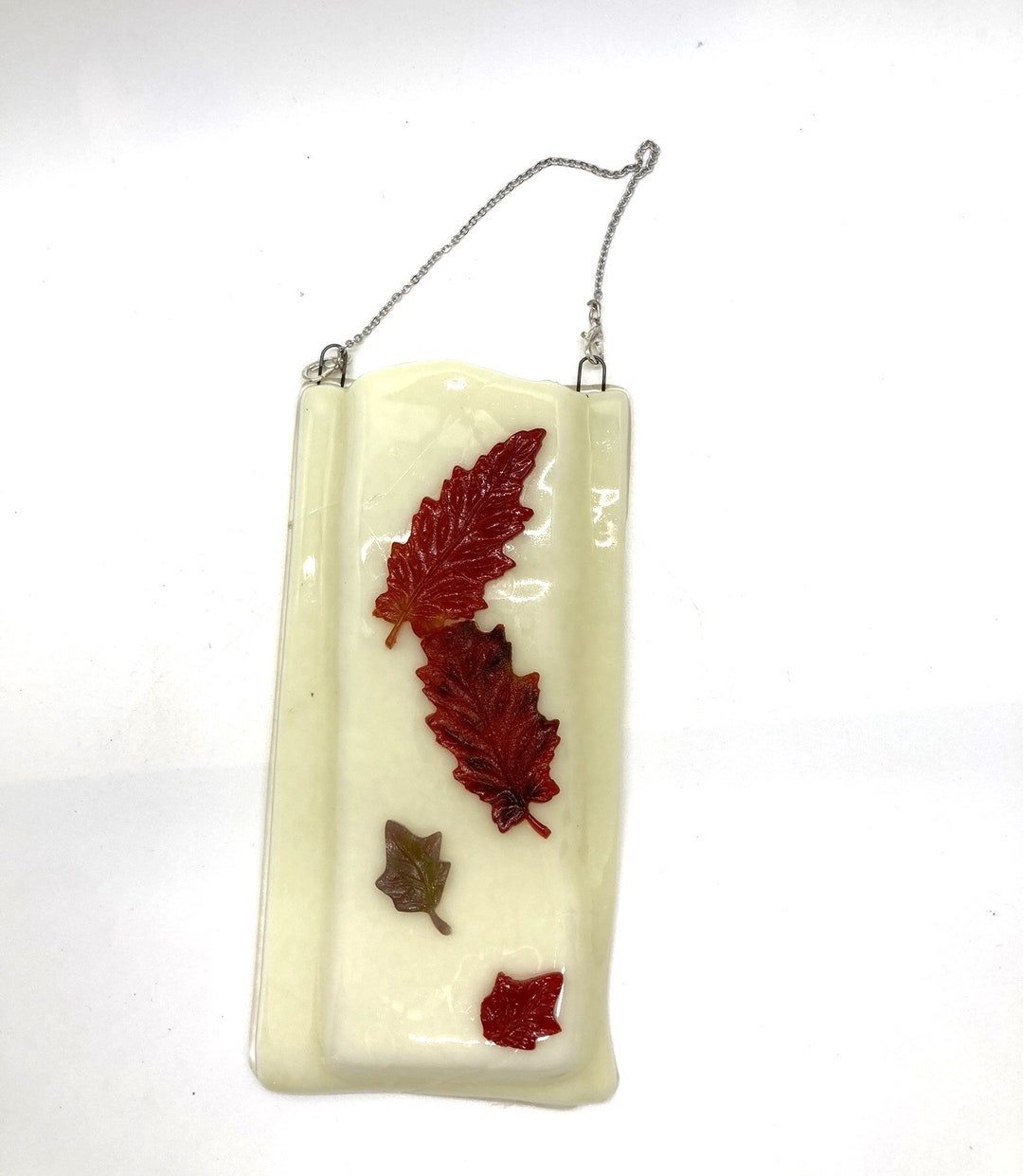 Fused Glass Wall Pocket Vase - Etsy