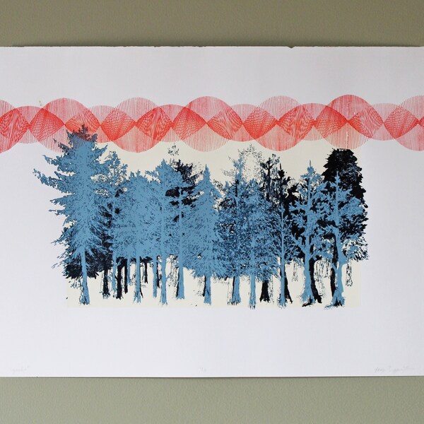 Forest Print - Etsy