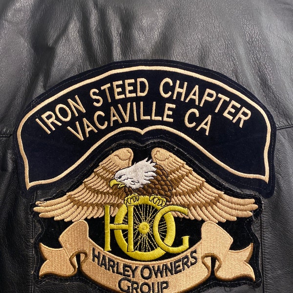 Leather Harley Davidson Patch - Etsy