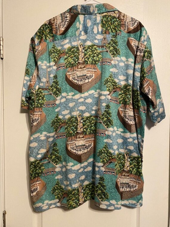 Vintage Guy Buffet x Reyn Spooner Paris New York Eiff… - Gem