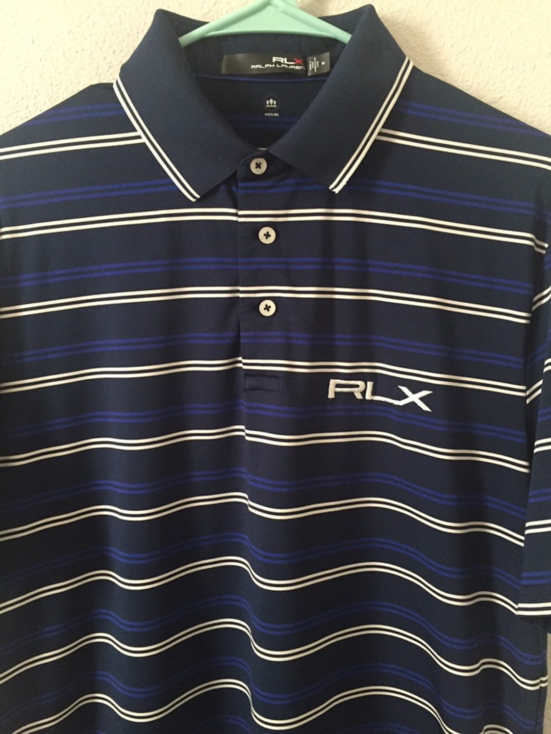 RLX Ralph Lauren Men's Size M S/S Golf Polo Striped Shirt - Etsy UK