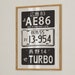 Toyota AE86 Poster AE86 Initial D Japanese License Plate Vintage Car ...