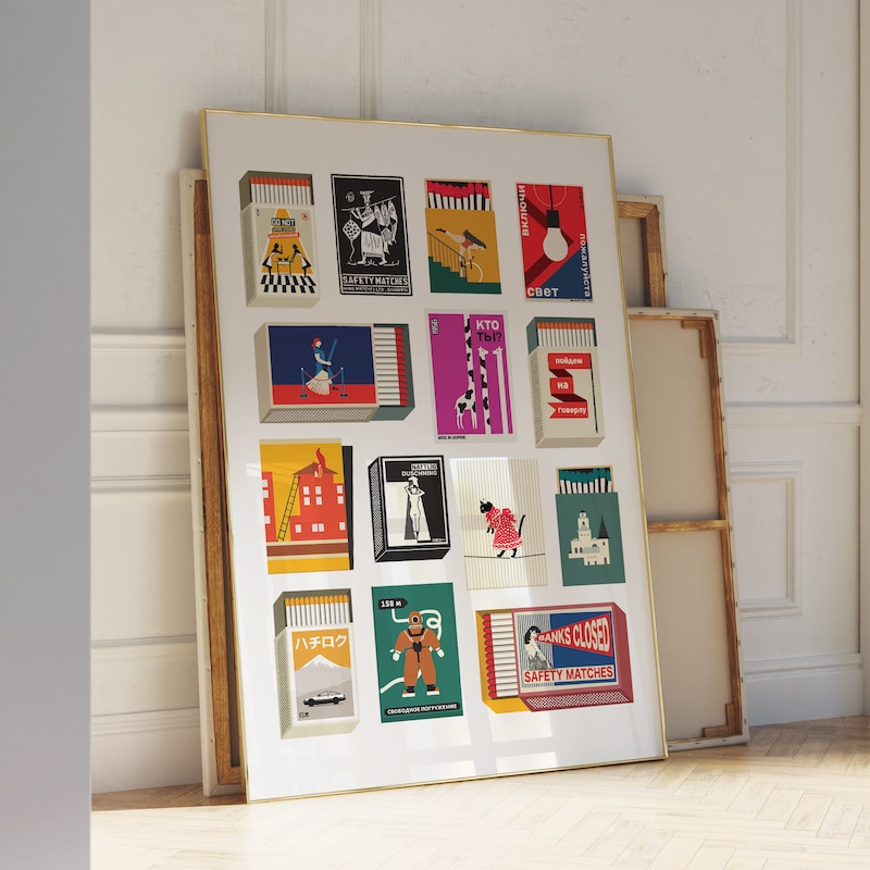 Matchbox Poster - Etsy