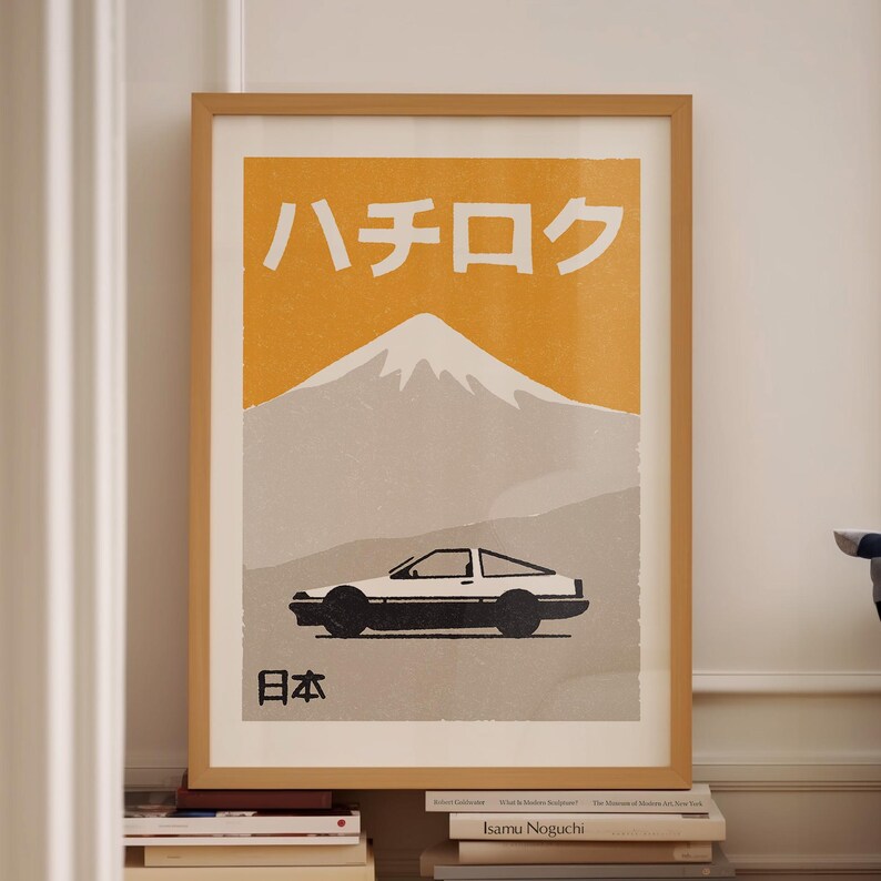 AE86 Poster – Toyota Digital Download Prints – inital D Poster – japan ...