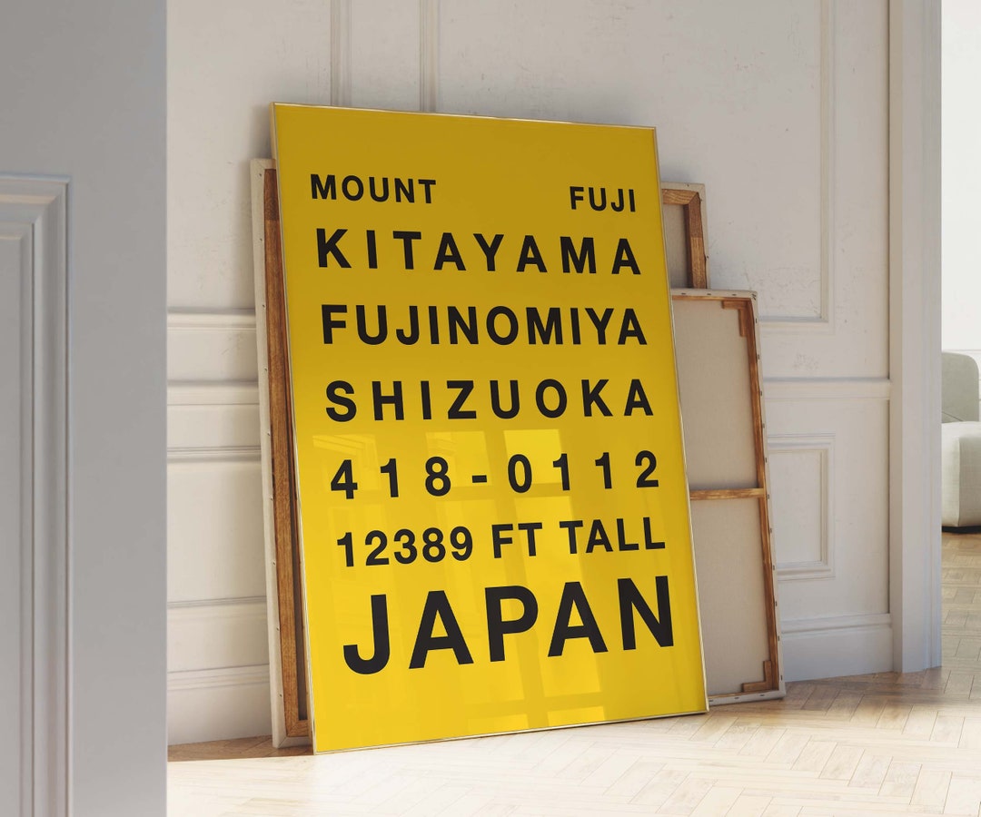 Mount Fuji Vintage Japanese Print – Japanese Art Print Download Bauhaus ...