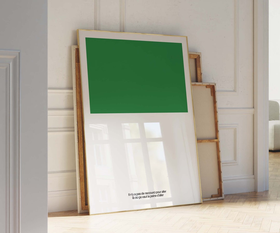 Green Poster – French Poster – Preppy Poster – Best Selling Art – funky ...