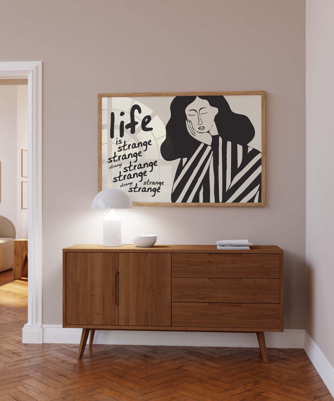 Life is Strange Horizontal Poster, Modern Art Typography Print Y2K ...