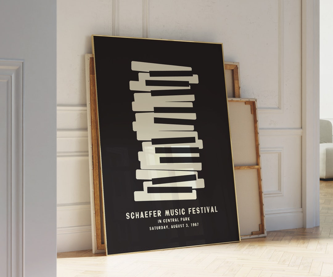 Piano Poster Exhibition French Poster Piano Print Aesthetic Home Piano ...