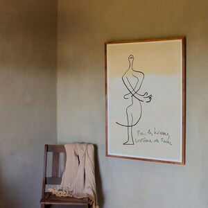 Miro Hand Drawn Poster french Wall Art Aesthetic Home Wall Decor ...