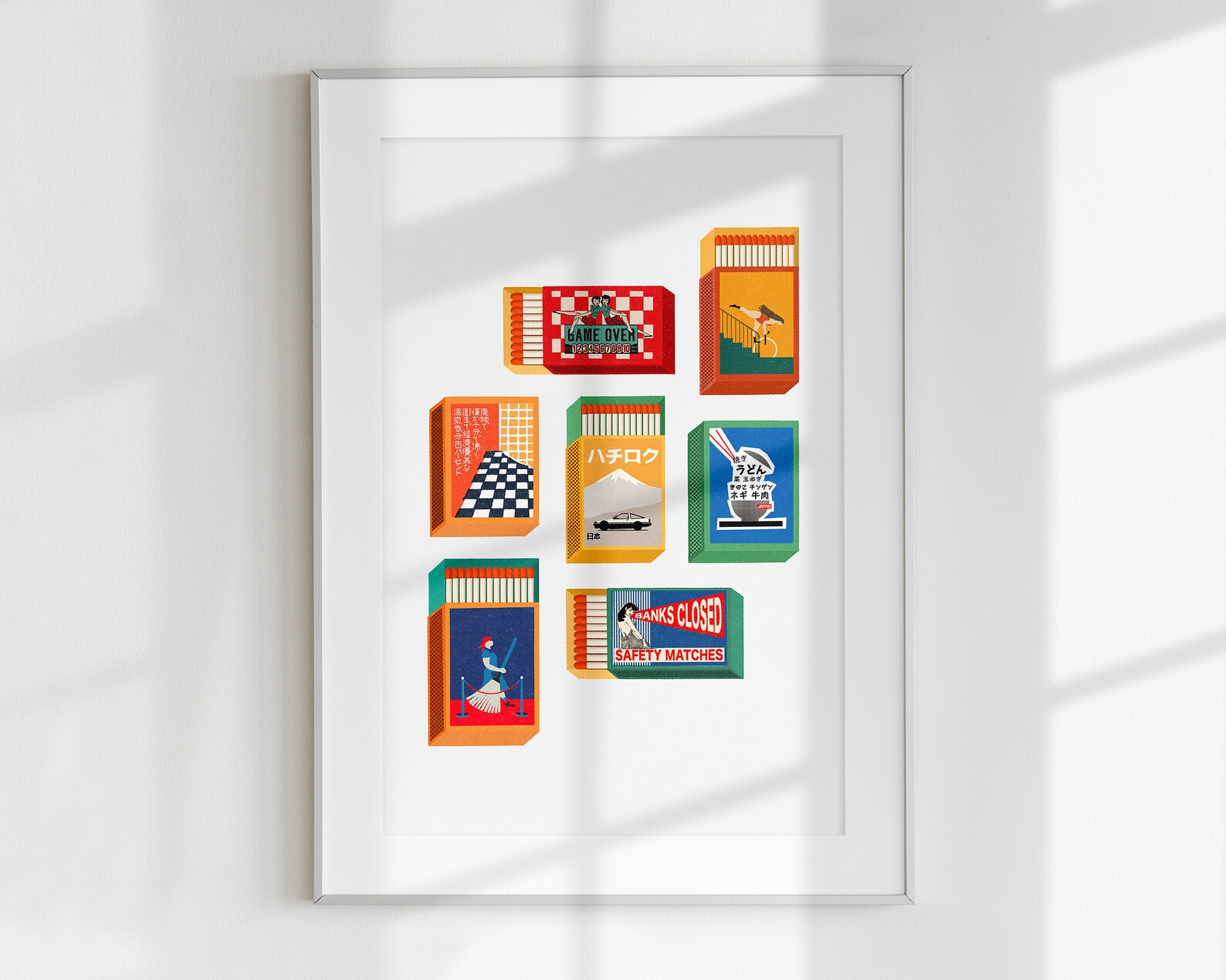 Matchbox Print Matchbox Illustration Vintage Matchbox Art - Etsy