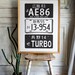 Toyota AE86 Poster AE86 Initial D Japanese License Plate Vintage Car ...