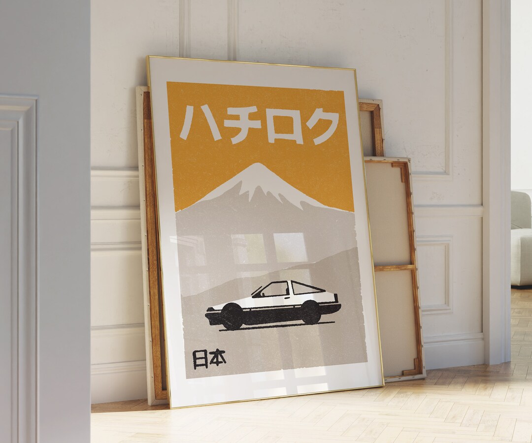 AE86 Poster – Toyota Digital Download Prints – inital D Poster – japan ...