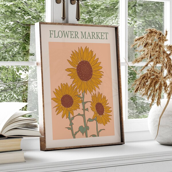 Sunflower Poster - Etsy