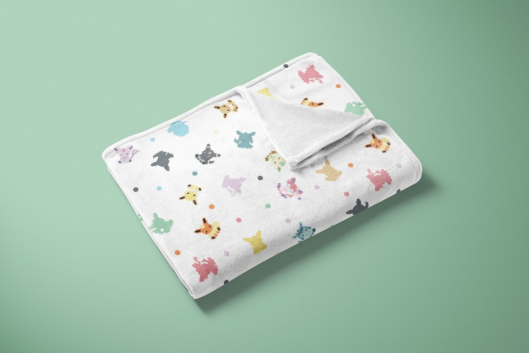 Eeveelutions Throw Blanket, Pikachu Pokemon Gift, Pokemon Blanket for ...