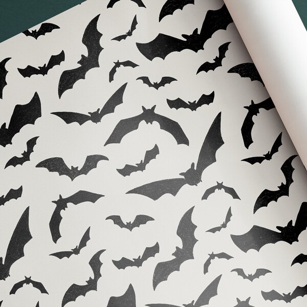 Spooky Wrapping Paper - Etsy