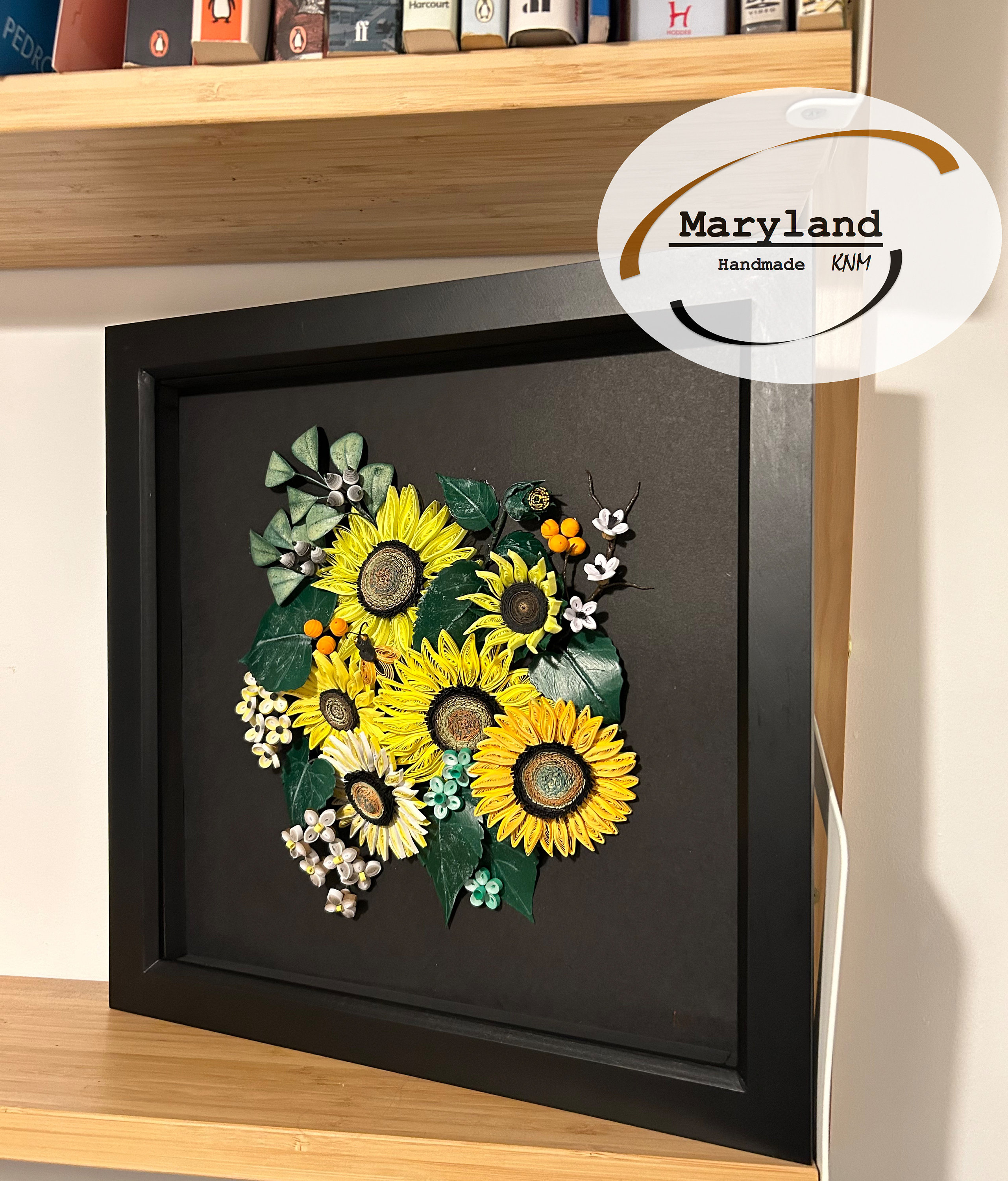 3D Quilled Sunflowers, Colorful Summer Sunflowers, Paper Quilling ...